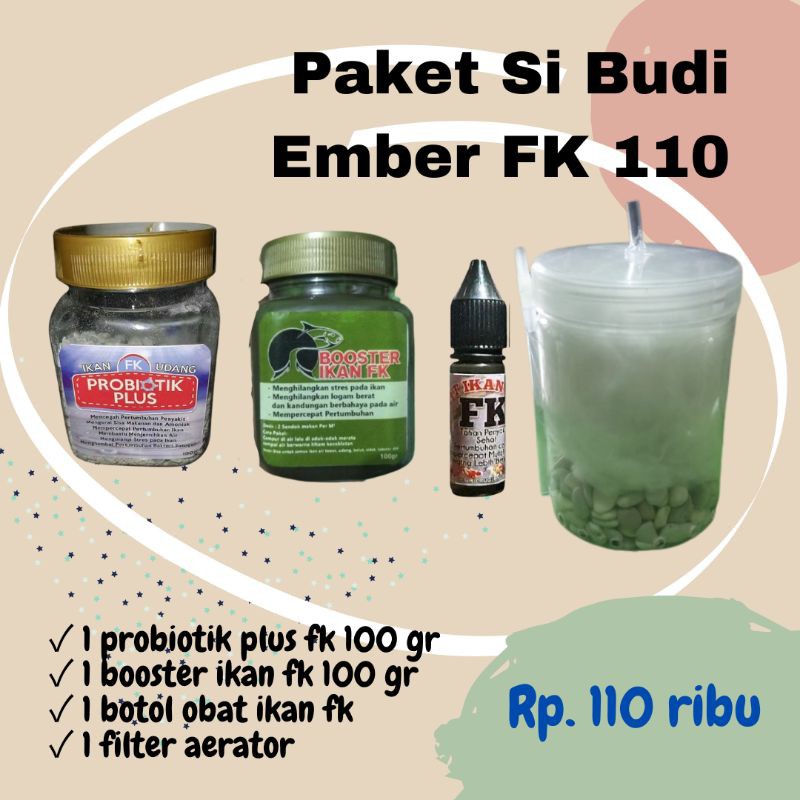 Jual Paket SiBudi Ember FK (sistem budidaya ikan dalam ember) 110 ribu ...