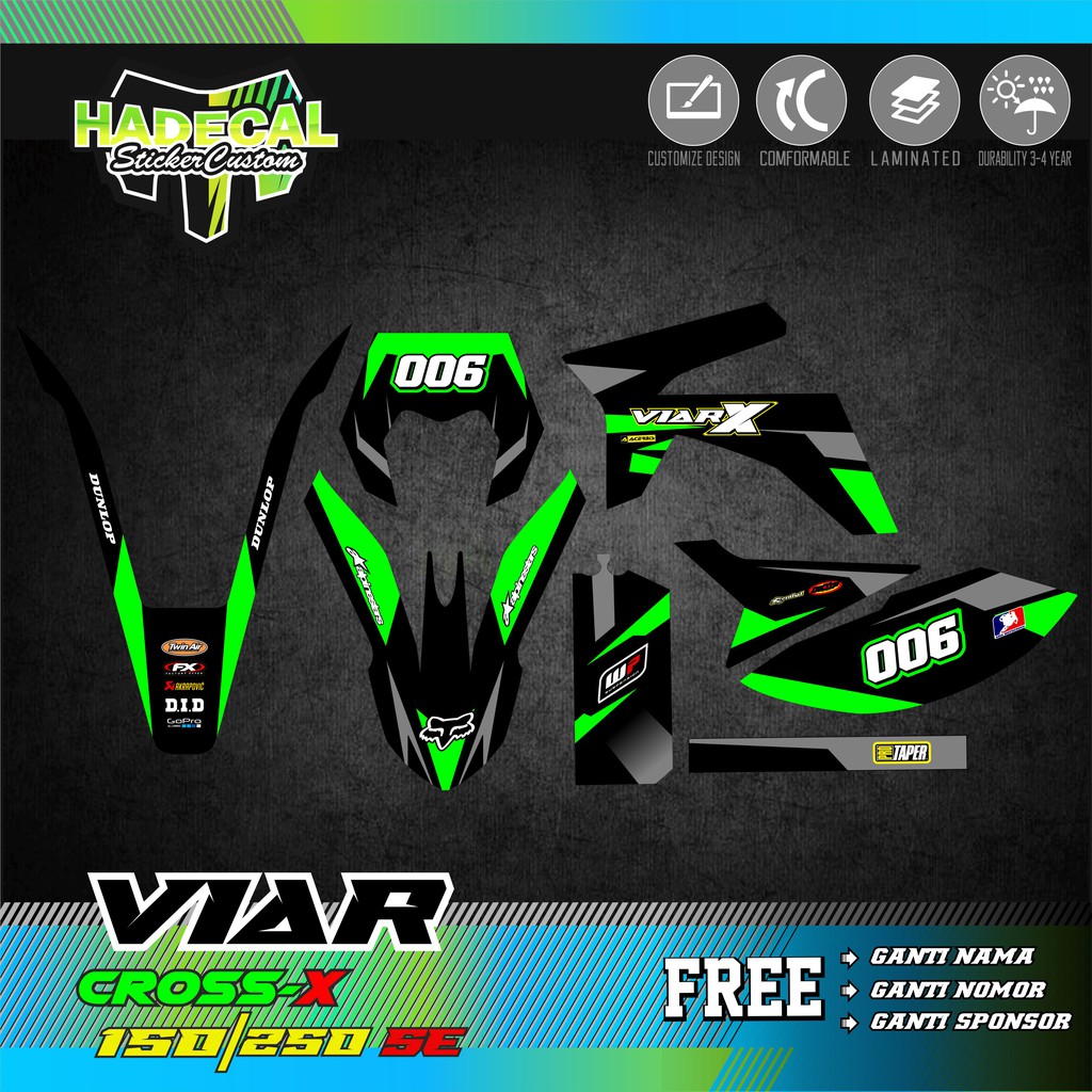 Jual DECAL VIAR 150 dan 200 SE SIMPLE | Shopee Indonesia