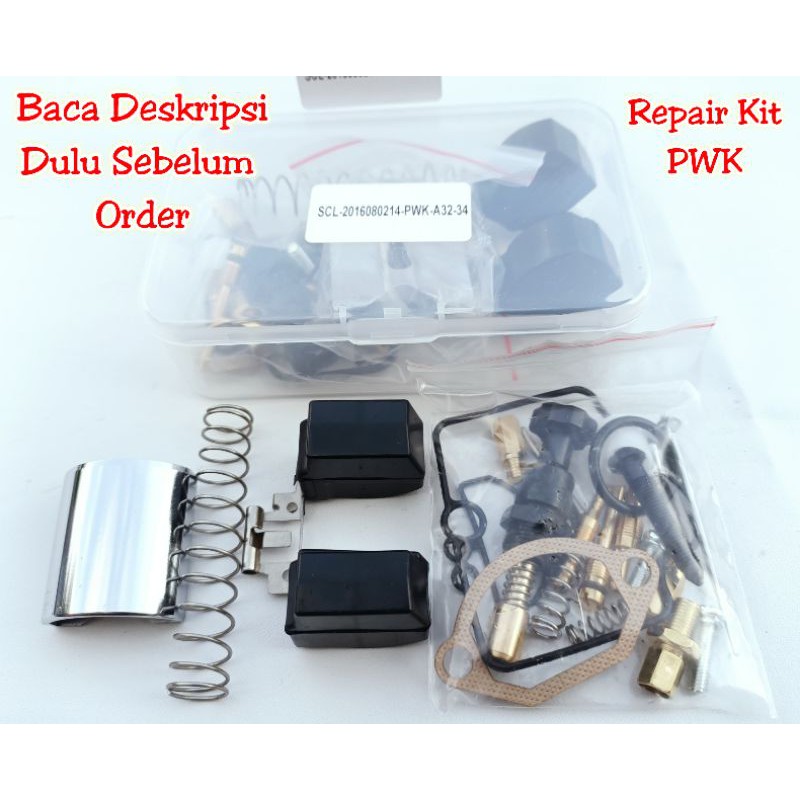 Jual Paket Repair Kit Karbu Karburator For Pwk 24 26 28 30 32 34 Skep Pelampung Choke PJ MJ ...