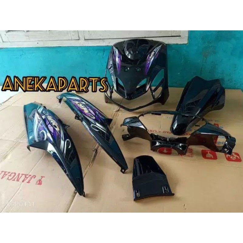 Jual body halus full set Mio smile hitam plus stripingg | Shopee Indonesia