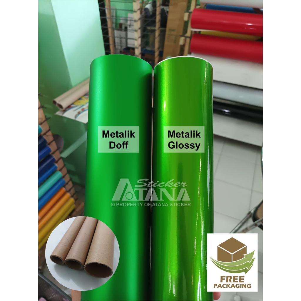 Jual Skotlet Hijau Metalik Doff Glossy Scotlet Dop Gloss Metallic Satin Stiker Candy Paint Decal ...