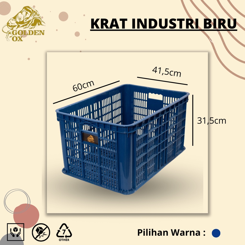 Jual KRAT INDUSTRI BIRU TEBAL KHUSUS GRAB/GOJEK | Shopee Indonesia