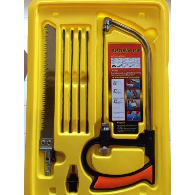 Jual Unik Magic Saw Multi Purpose Hand Saw Mental Wood Saw Kit 6 Blades ...