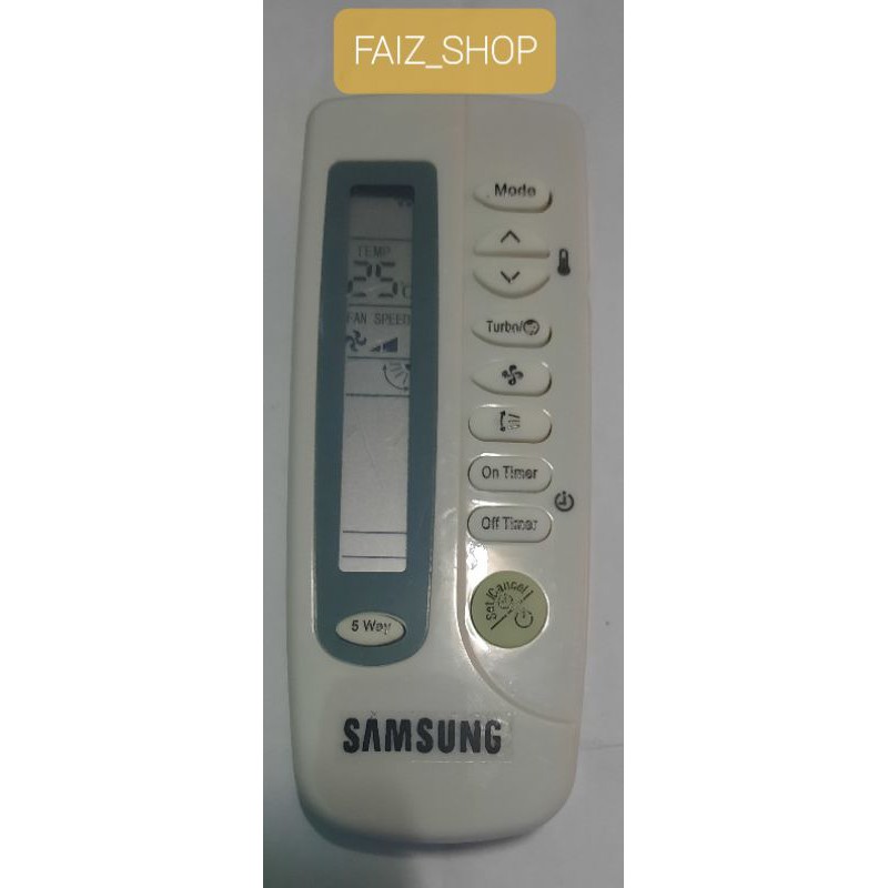 Jual Remote AC Samsung ARC-4AU Untuk Freon 22 Free Baterai | Shopee ...