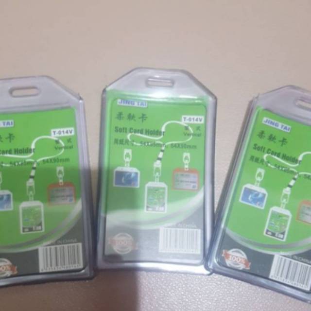 Jual Tempat Name Card / Id Card Transparan T014V | Shopee Indonesia