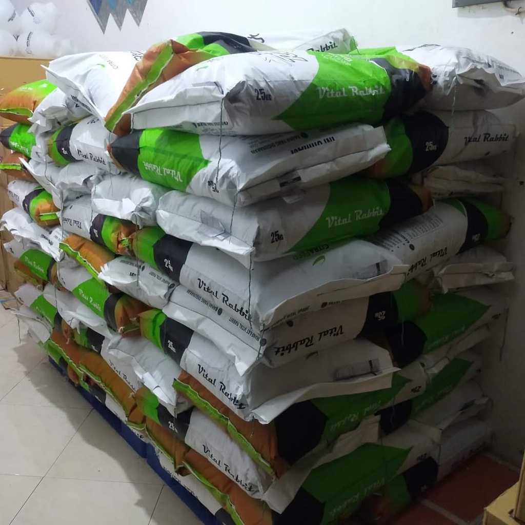 Jual Grab Instant Cargo Vital Rabbit Pakan Kelinci Komplit 1 Sak / 1 ...