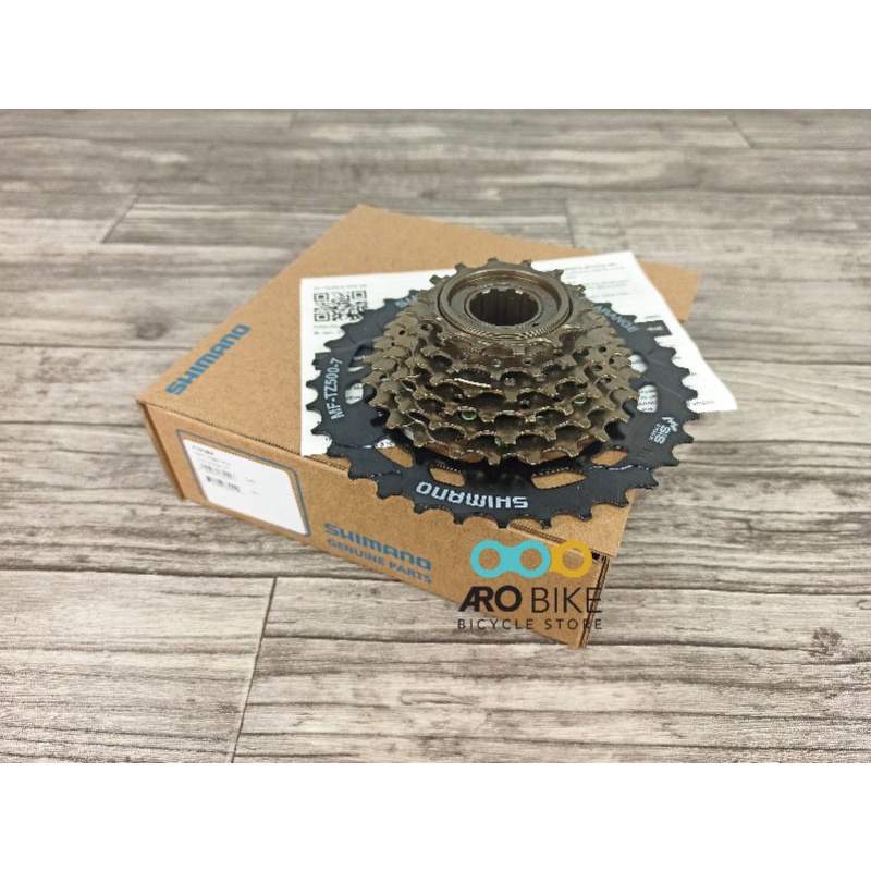 Jual Sprocket freewheel Shimano 7 speed Megarange MF-TZ500 drat ulir 14 ...