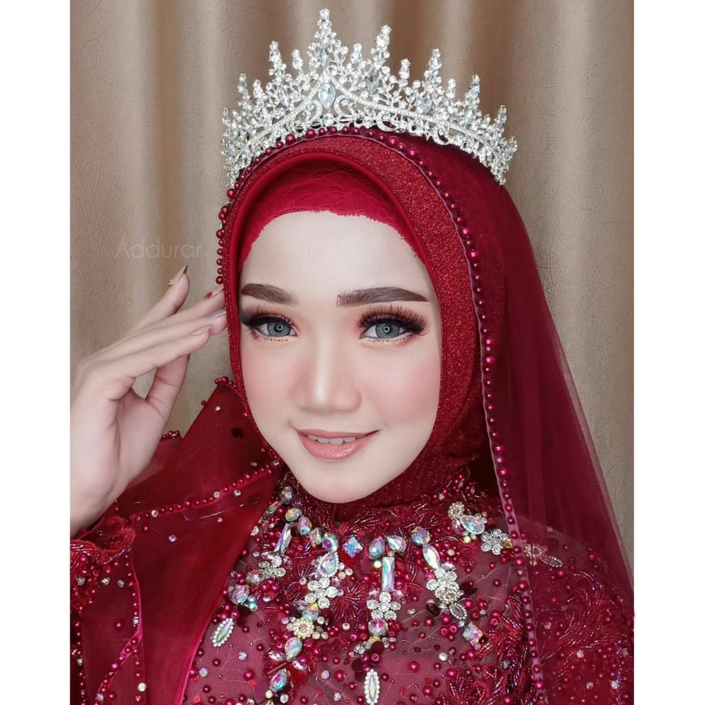 Jual slayer pengantin slayer pengantin akad nikah kerudung pengantin ...