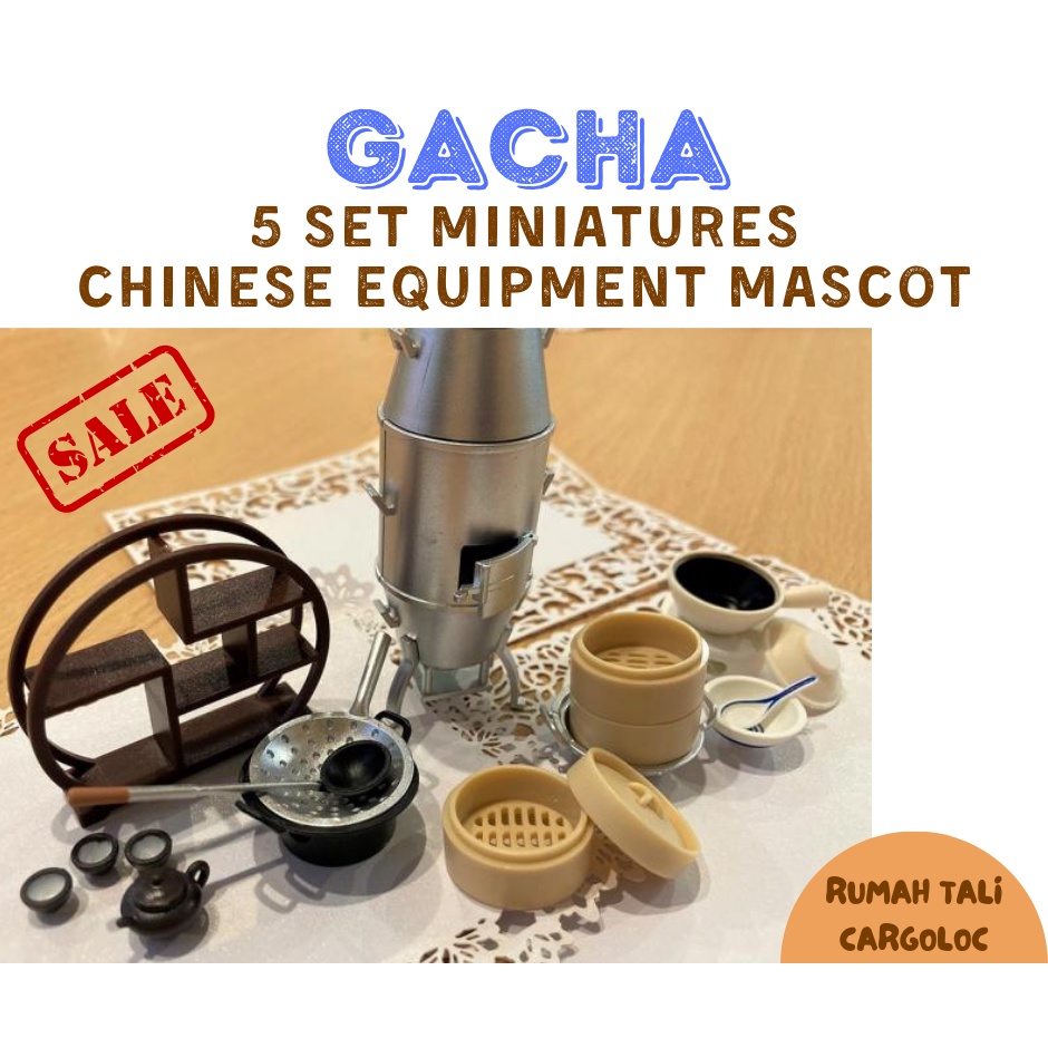 Jual Mainan Miniatur GACHA SET 5 MINI CHINESE EQUIPMENT MASCOT ((JAPAN ...