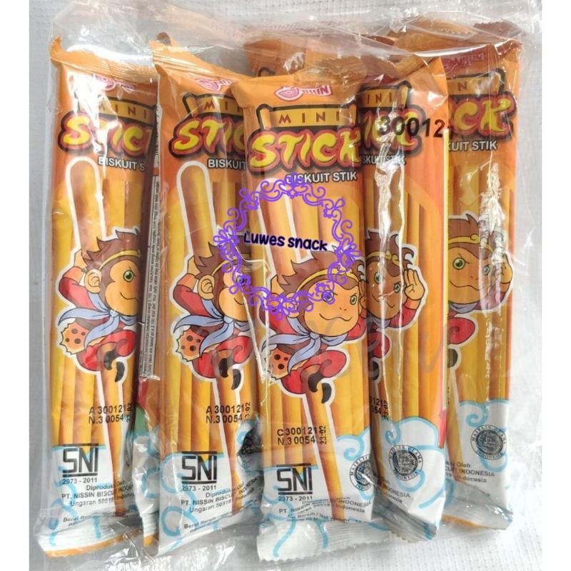 Jual nissin mini stick isi 10pcs-jajan jadul- makanan jadul- snack ...