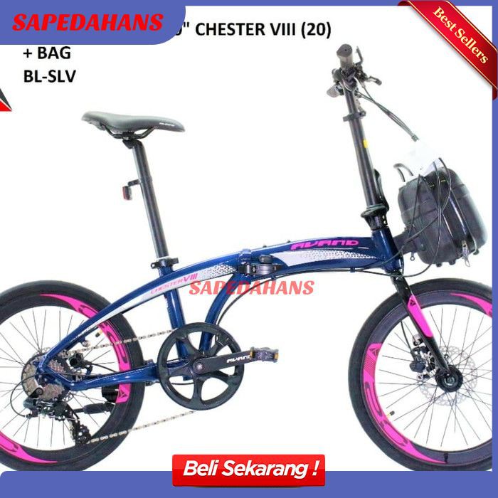 Jual Sepeda lipat Sepeda Lipat Murah Original 20 Avand Chester 8 speed ...