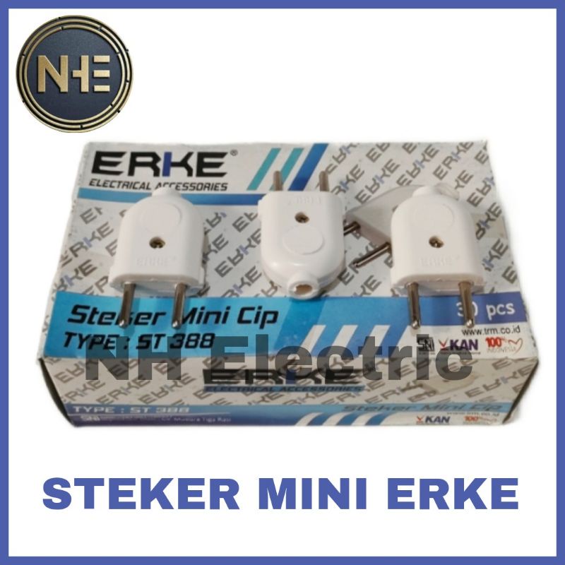 Jual Steker Gepeng Mini Erke - Steker Mini Putih Erke - Steker Mini Cip ...