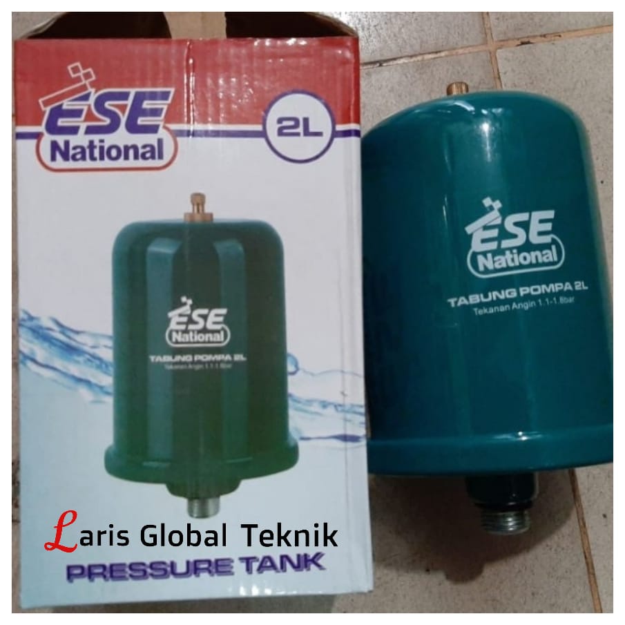 Jual Tabung Pompa Otomatis 2 Liter Besi National Ese / Pressure Tank ...