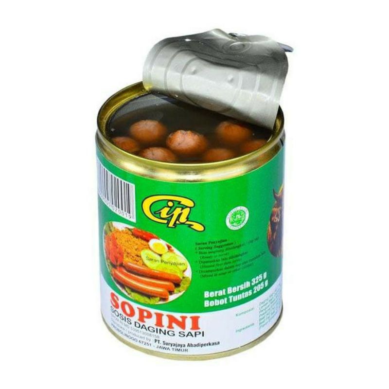 Jual Sopini Sosis Daging Sapi Cip - Sosis sapi kaleng | Shopee Indonesia