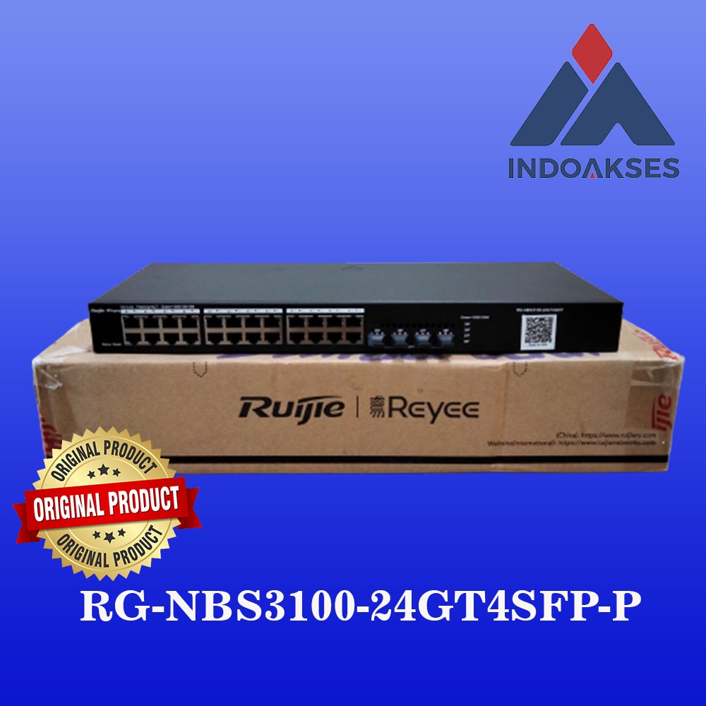 Jual Ruijie RG-NBS3100-24GT4SFP-P Series L2 Gigabit Cloud Managed ...