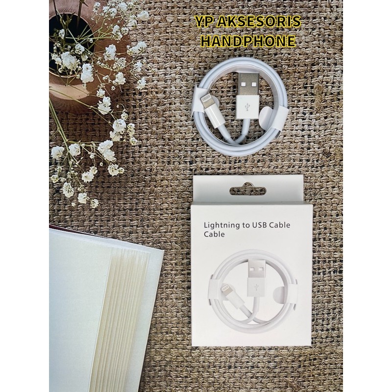 Jual Kabel Data Lightning to USB Kabel Casan Lightning Iphone | Shopee ...