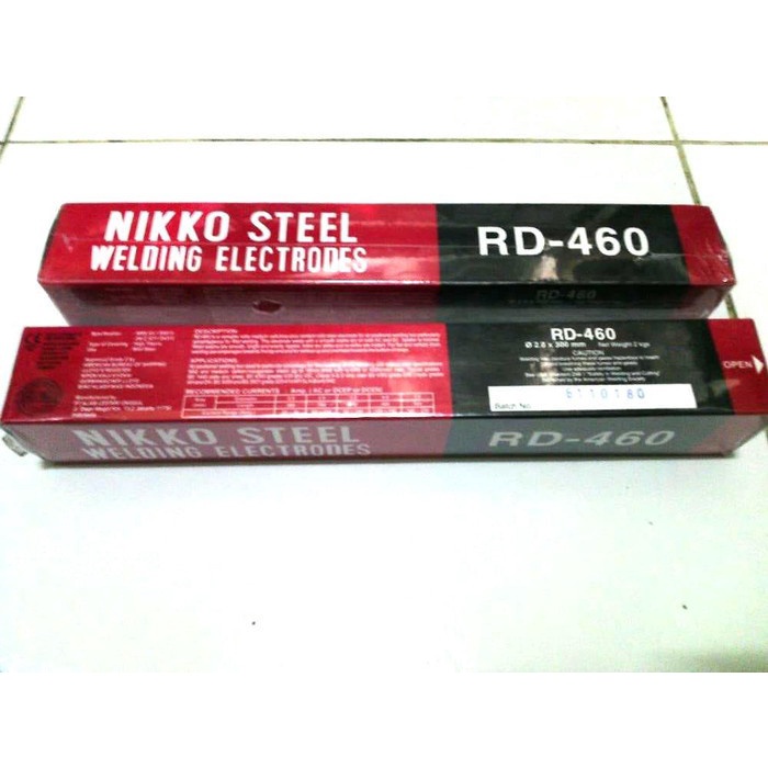 Jual Kawat Las NIKKO STEEL RD 460 ( 2mm X 300mm ) | Shopee Indonesia