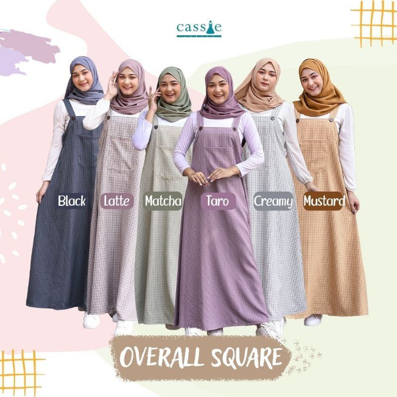 Jual Overall Wanita Kotak Kotak Korea Kekinian Square ORIGINAL by ...