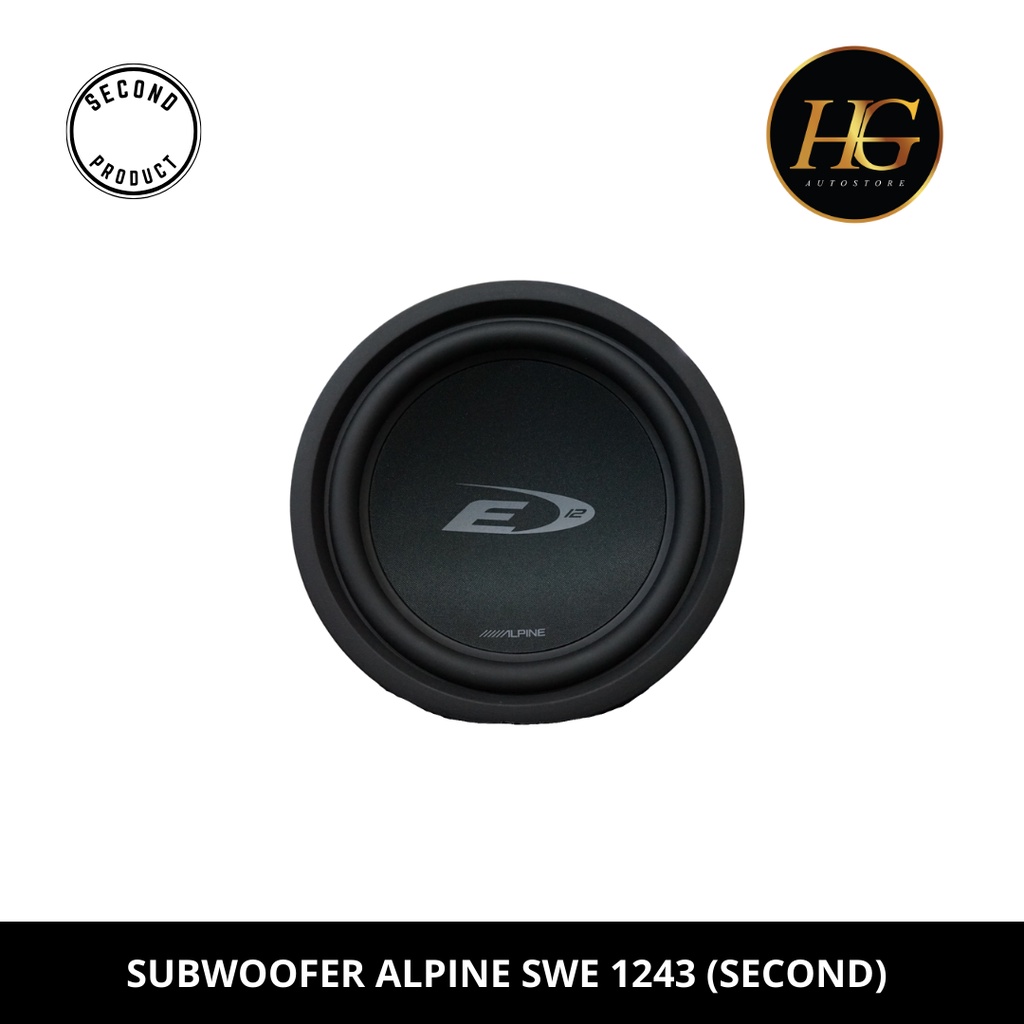 Jual Subwoofer Alpine SWE 1243 (second) | Shopee Indonesia