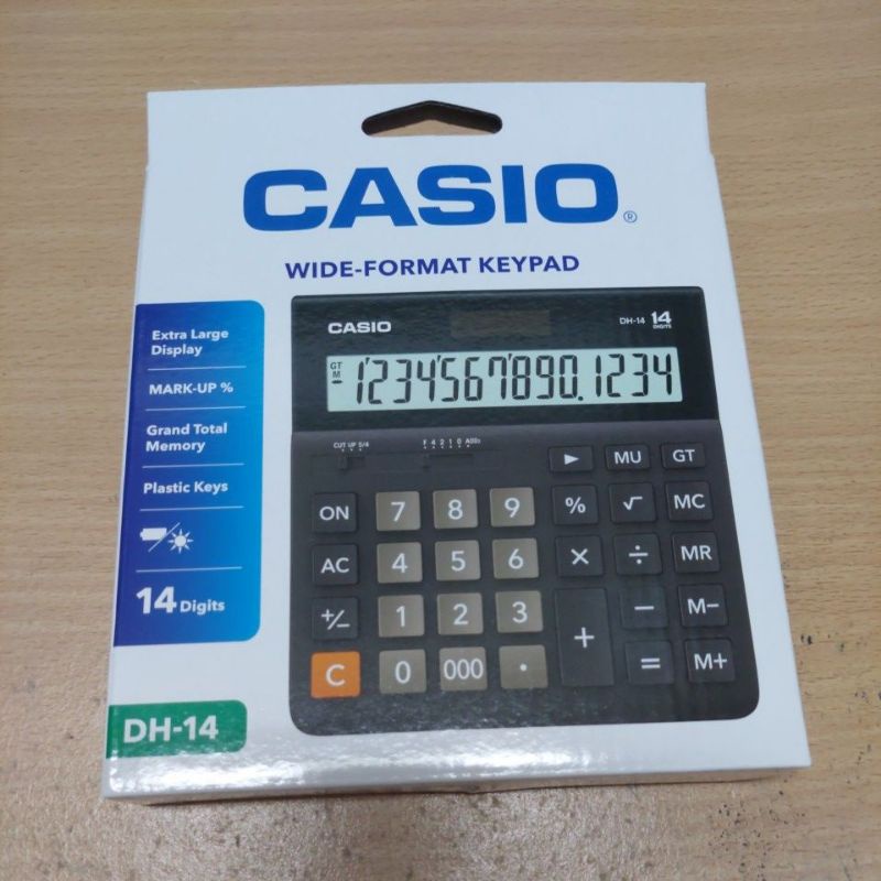 Jual Kalkulator Casio DH-14 (14 Digit) | Shopee Indonesia