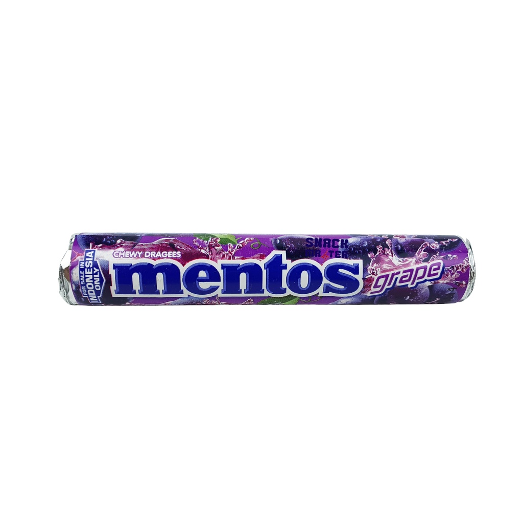 Jual Mentos Roll - Stay Fresh with Chewy Dragees Mint Candy - 29g ...