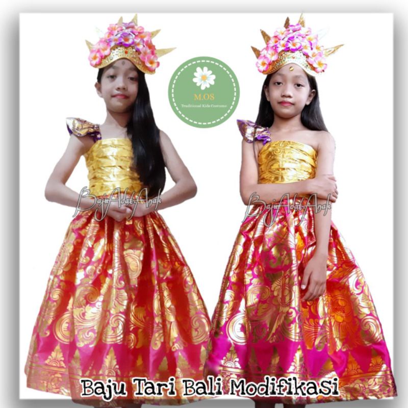 Jual Baju Bali Anak Baju Tari Bali Modern Kostum Adat Bali | Shopee ...