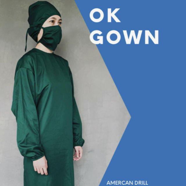 Jual baju ok gown / baju perawat/ baju operasi / apd / hazmat ...
