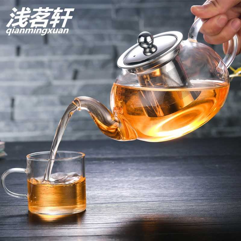 Jual One Two Cups Teko Kaca Teh Chinese Teapot dengan Saringan - TP-759 ...