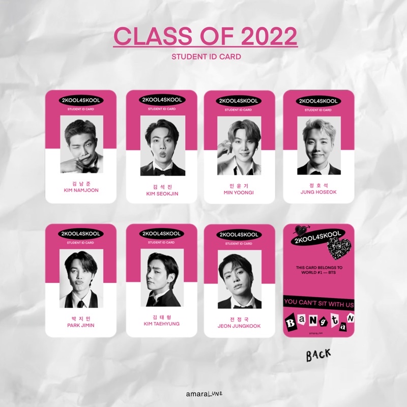 Jual class of 2022 - pink pvc id card | amaralune | Shopee Indonesia