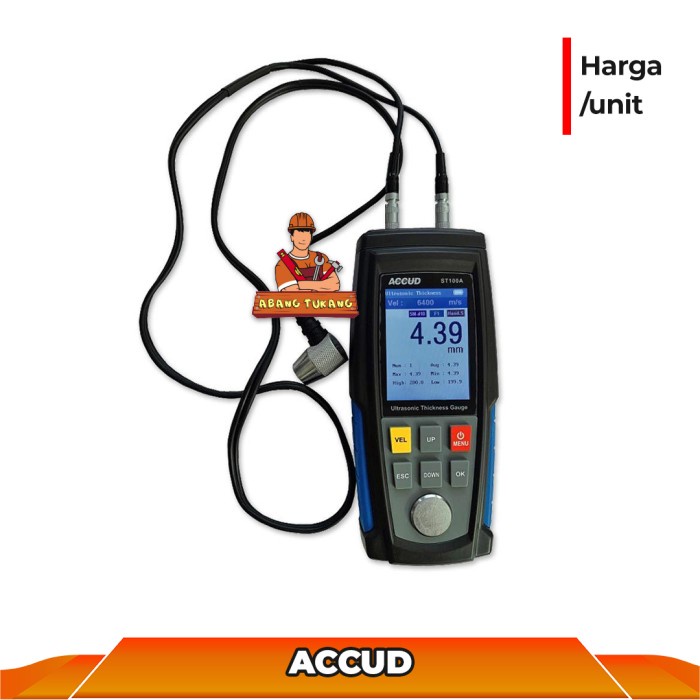 Jual Digital Thickness Gauge Ultrasonic ACCUD ST100A Alat Ukur ...
