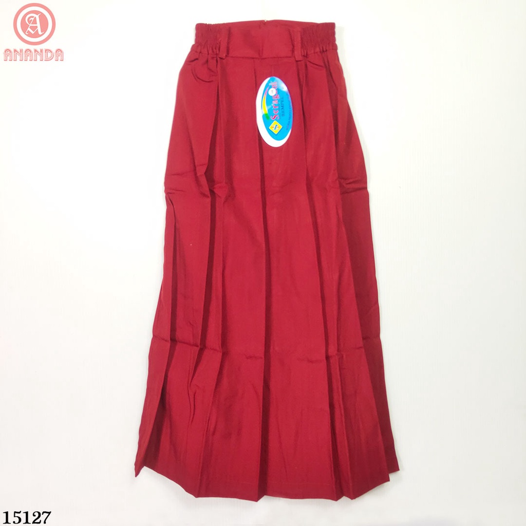 Jual Seragam Sekolah - Rok Merah SD Panjang Kelas 1/2/3/4/5/6 dan Rok Merah panjang S/M /L ...