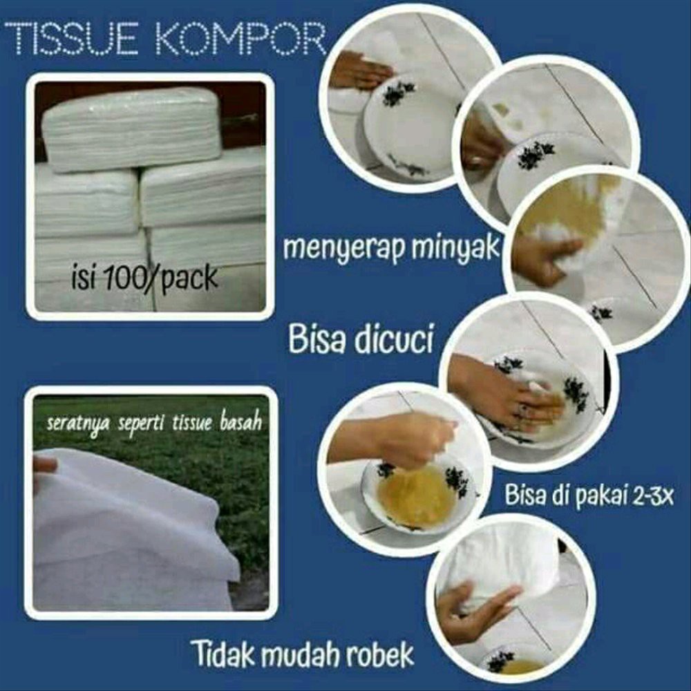 Jual TISSUE KOMPOR 200 GRAM ( BISA DI CUCI ULANG ) | Shopee Indonesia