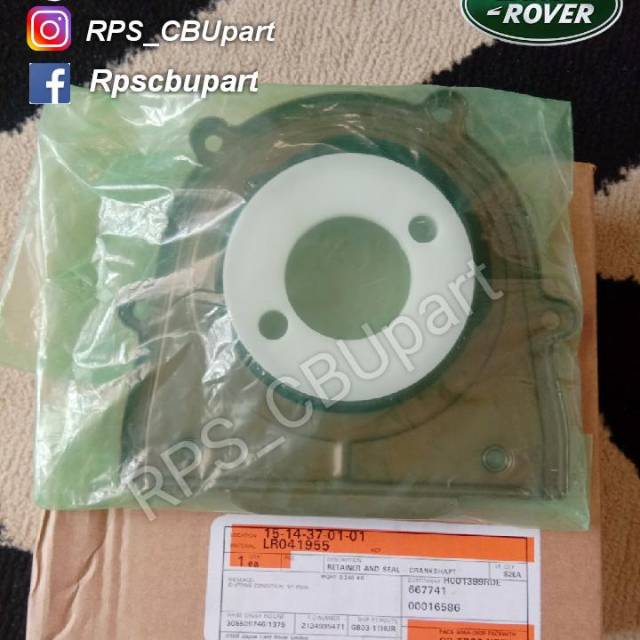 Jual CRANKSHAFT RETAINER & SEAL,LR2,RANGE ROVER 13-UPUP,EVOQUE 12-UP,RR ...
