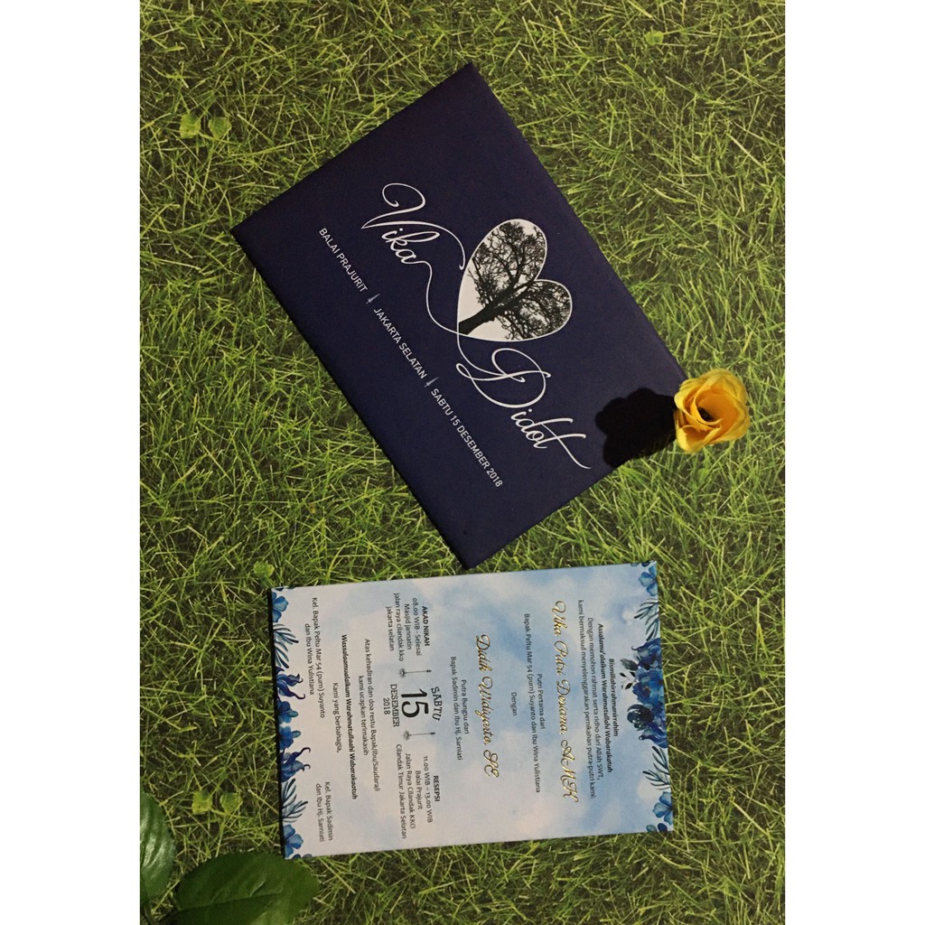 Jual Undangan Pernikahan Hard Cover Landscape | Shopee Indonesia