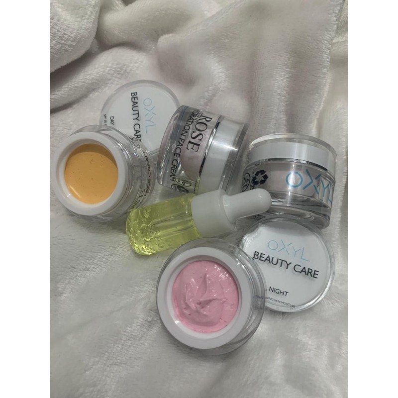 Jual Oxyl Glow Up Pro-Collagen Rose Marine Cream SkinCare | Shopee ...