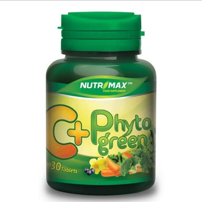 Jual NUTRIMAX C+ PHYTOGREEN ADULT ISI 30 TABLET UNTUK IMUNITAS TUBUH ...
