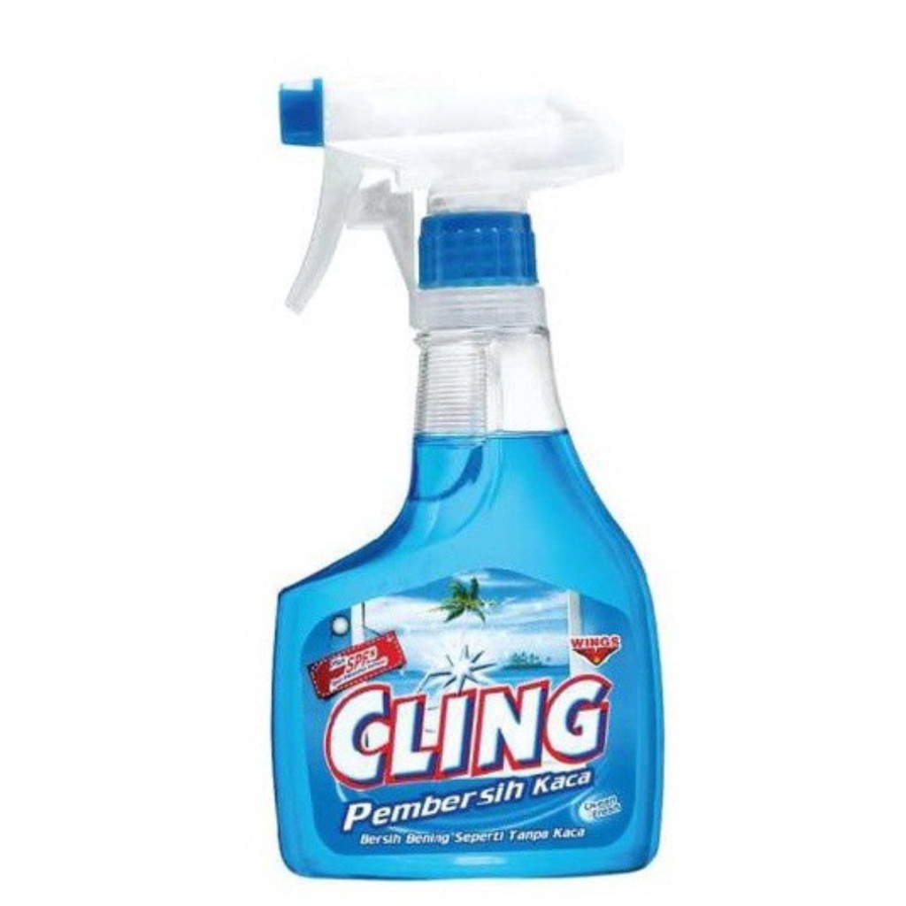 Jual Cling Pembersih Kaca Botol Biru 440 Ml | Shopee Indonesia