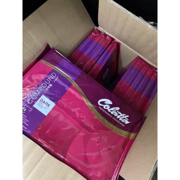 Jual Collata dark compound chocolate 1KG | Shopee Indonesia
