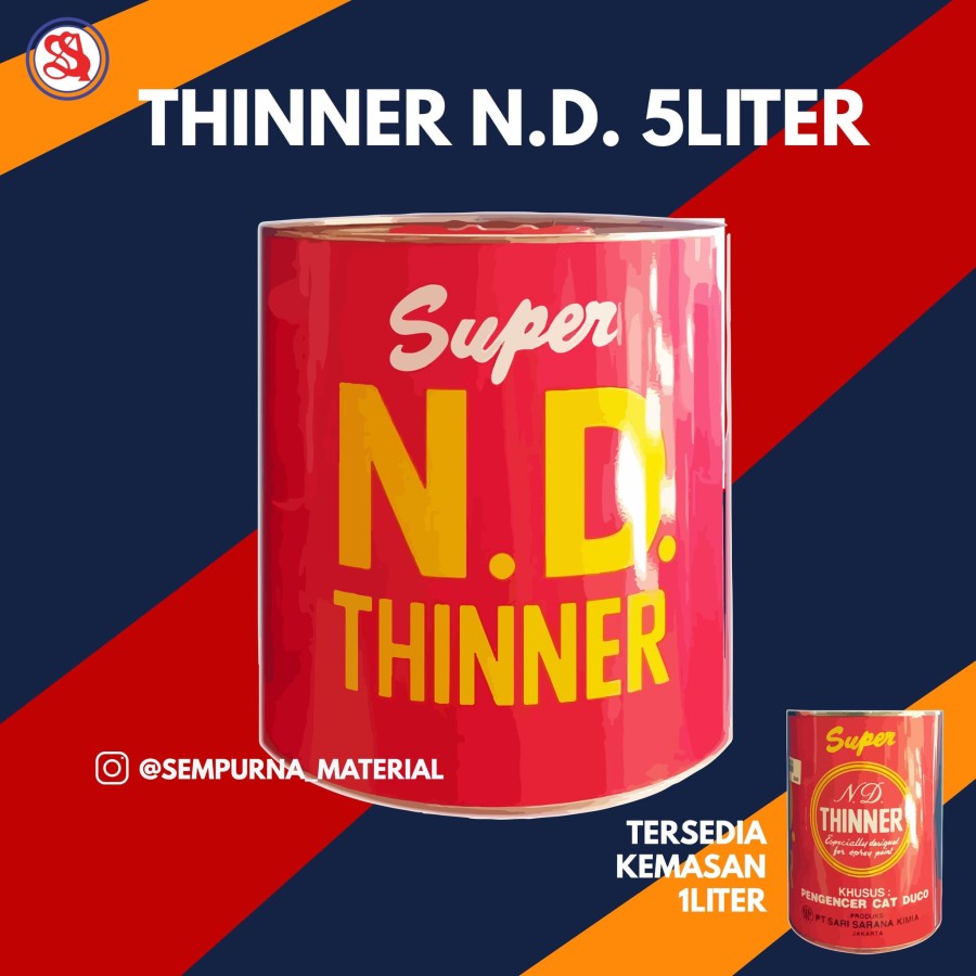 Jual Thinner ND 1 Liter & 5 Liter | Shopee Indonesia