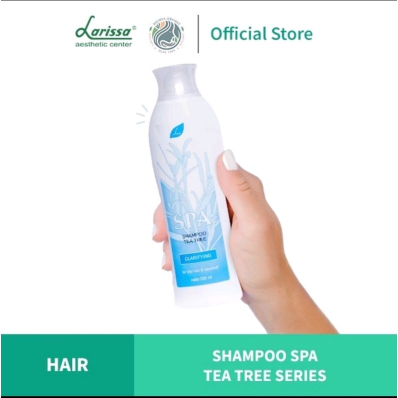 Jual SHAMPOO TEA TREE LARISSA - Untuk Rambut Ketombe | Shopee Indonesia