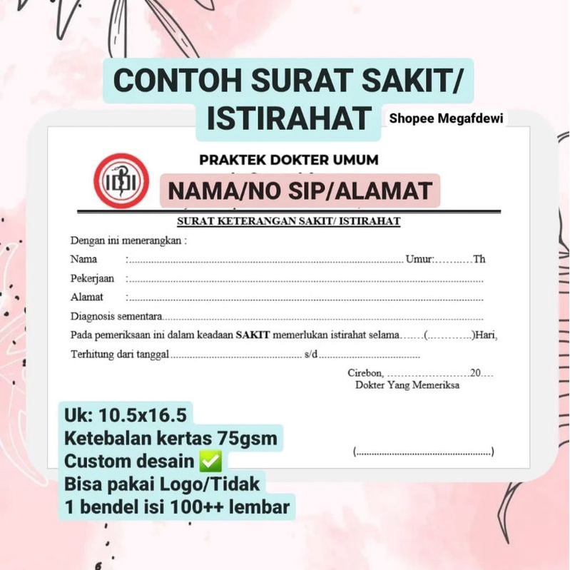 Jual BUKU BLANGKO RESEP ISI 100lembar, FREE DESAIN | Shopee Indonesia