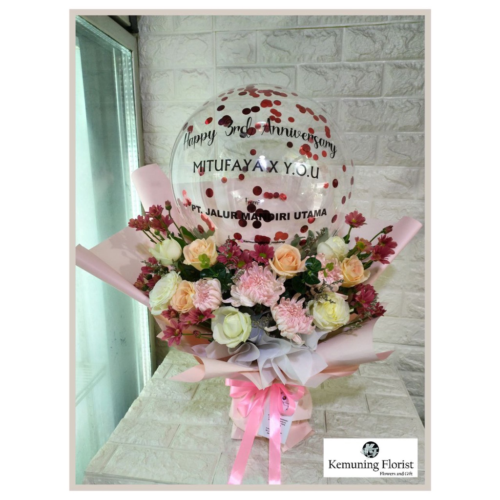 Jual bloom buket bunga/ bunga buket/ buket bunga balon/buket malang ...