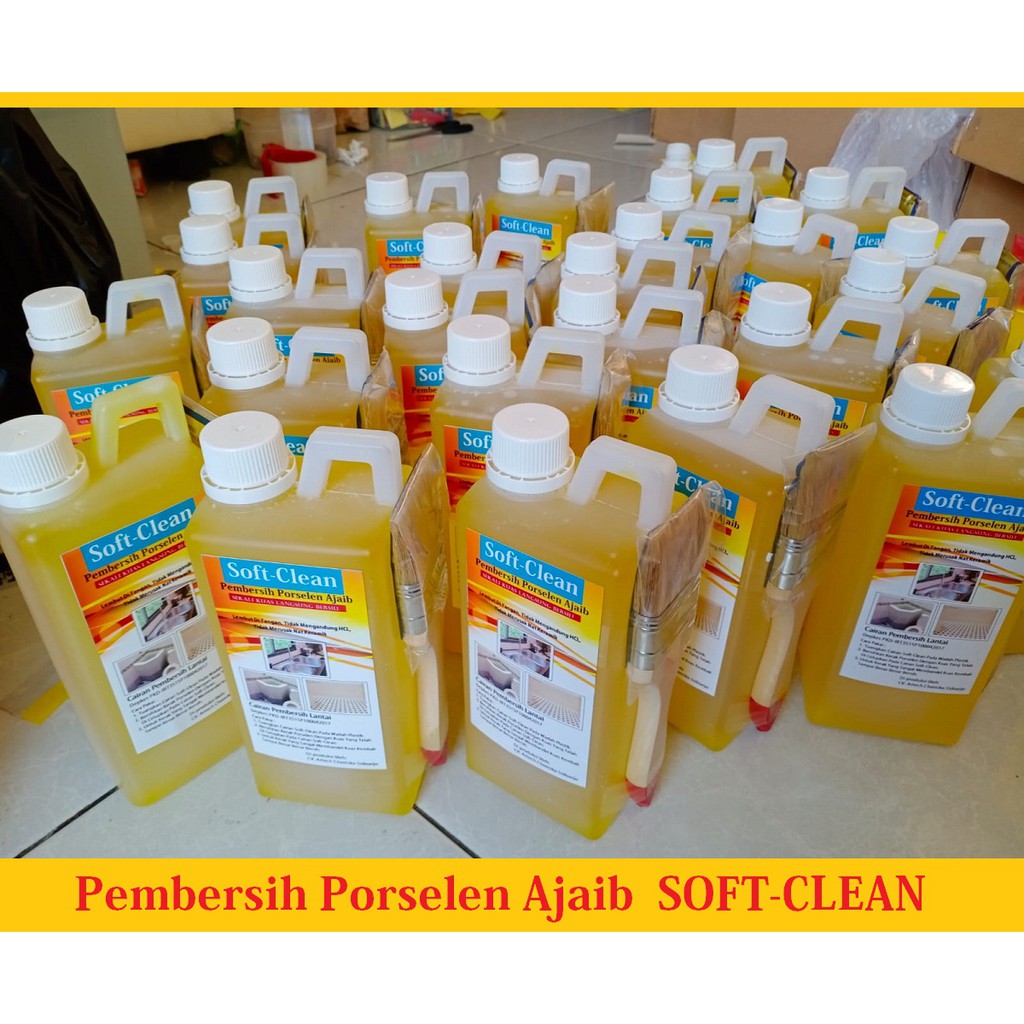 Jual Cairan Pembersih Lantai Porselen SoftClean | Shopee Indonesia
