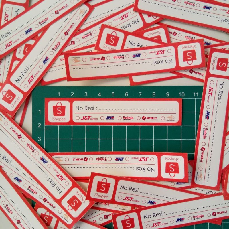 Jual Stiker Resi | Label Resi | Stiker Resi Shopee | Shopee Indonesia