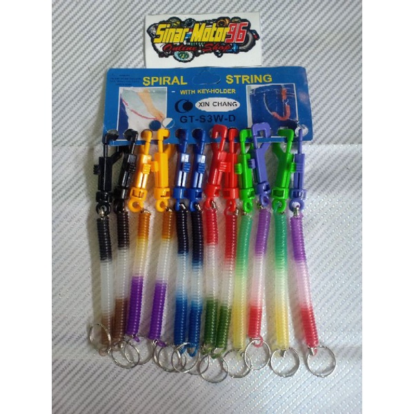 Jual GANTUNGAN KUNCI PER GANTUNGAN KUNCI SPIRAL PER | Shopee Indonesia