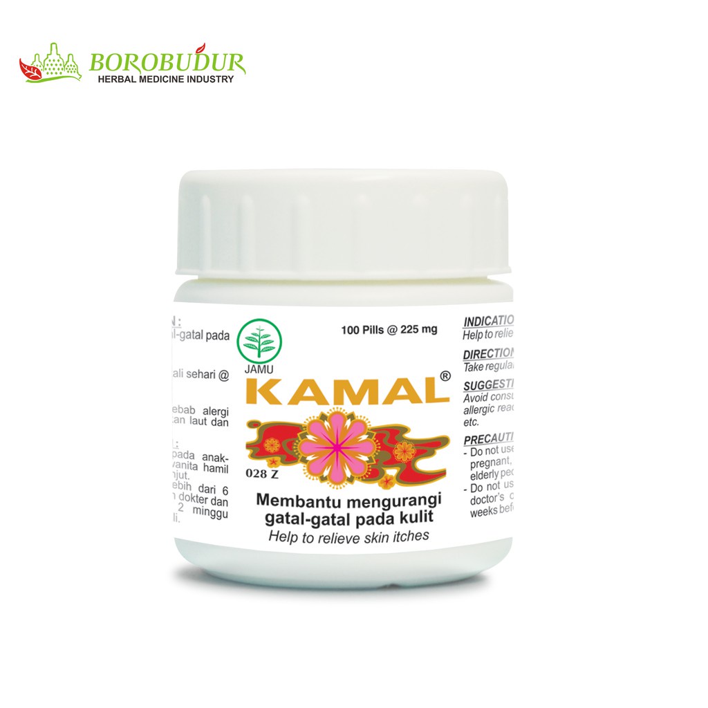 Jual Kamal 100 Pil Borobudur - Membantu Mengurangi Gatal-Gatal Pada ...