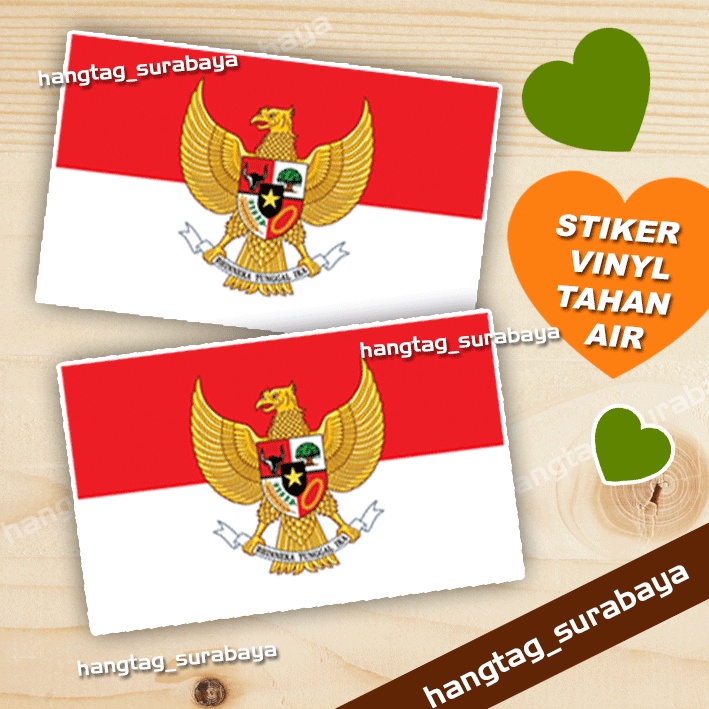 Jual Stiker Bendera Merah Putih Garuda Tempel di Pipi - 17 Agustus an ...
