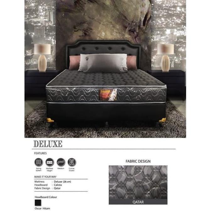 Jual %$%$%$%$] ORI SPRING BED Central tipe Deluxe 160x200 FULL SET ...