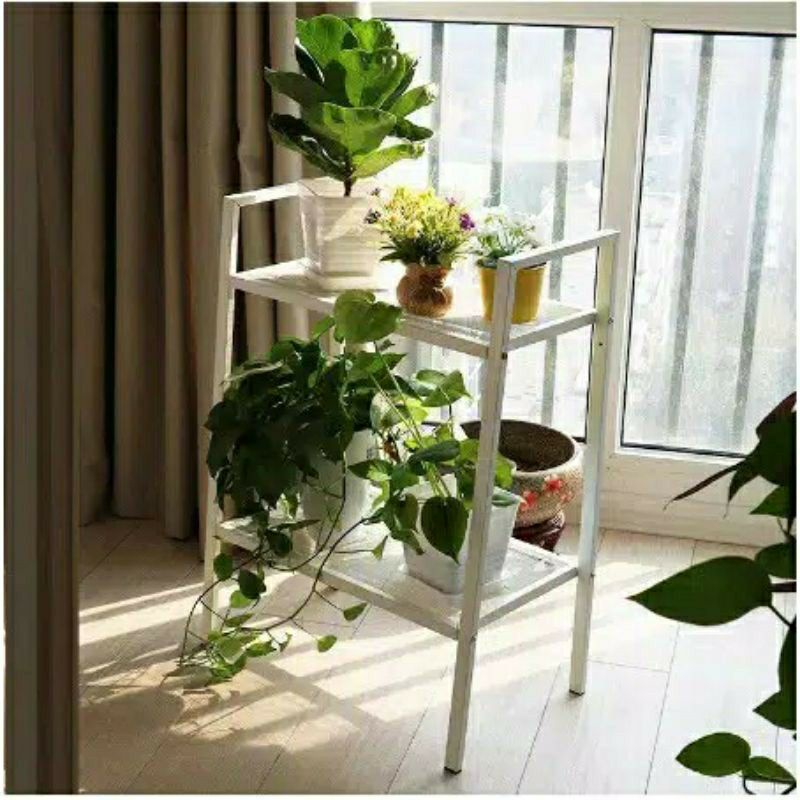 Jual lerberg-ikea rak besi 2 tingkat rak susun 2 rak besi 2 tier rak ...