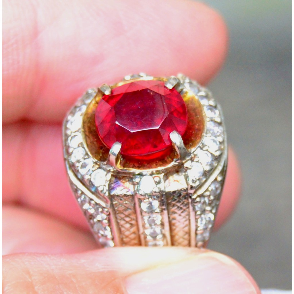Jual Natural Batu Permata Ruby Pigeon Blood Red | Shopee Indonesia